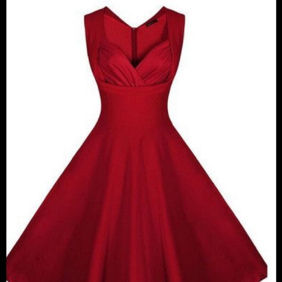Dresses | Red Vintage Dress | Poshmark